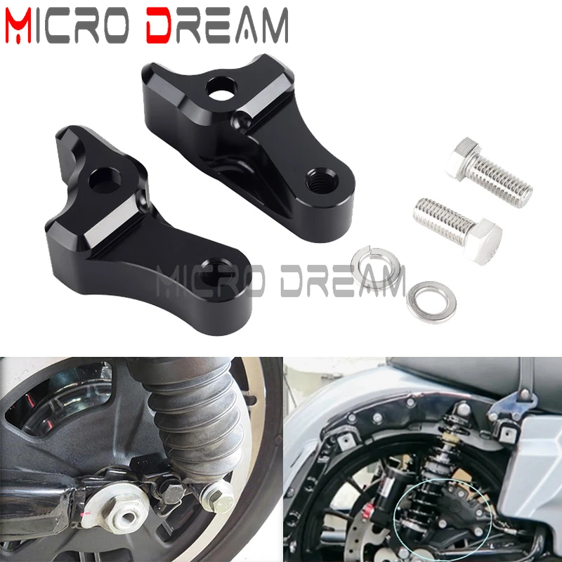 25mm-1-Rear-Shock-Lowering-Kit-Motorcycle-Lower-bracket-For-Harley ...