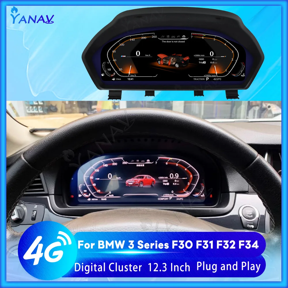 12-3-Inch-Digital-Cluster-For-BMW-3-Series-F30-F31-F32-F34-Car-Radio ...