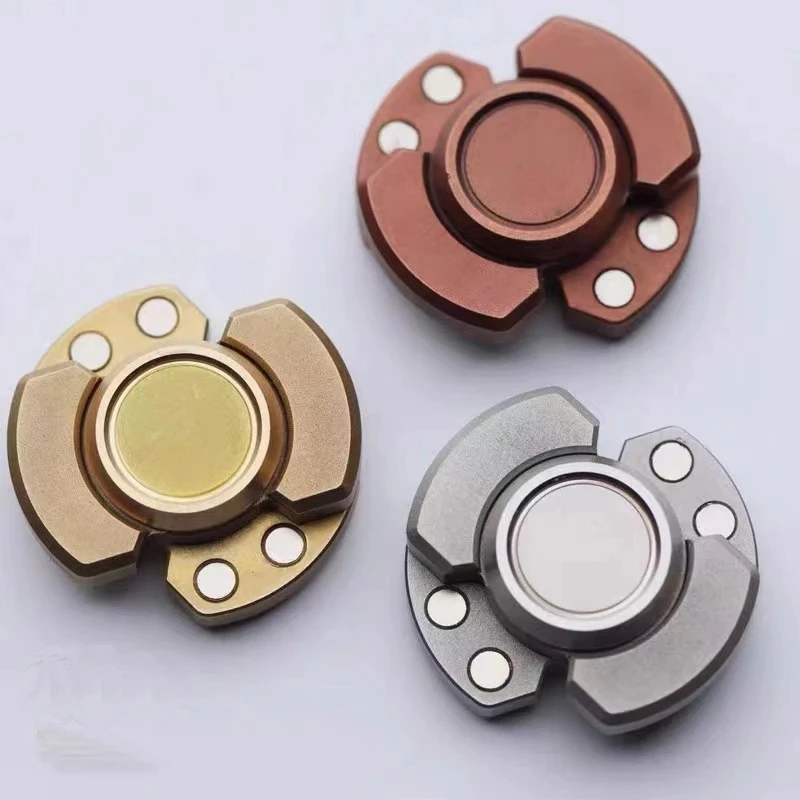 Multiple Play Magnetic Slider Fidget Spinner EDC Adult Fidget Toys Anti ...