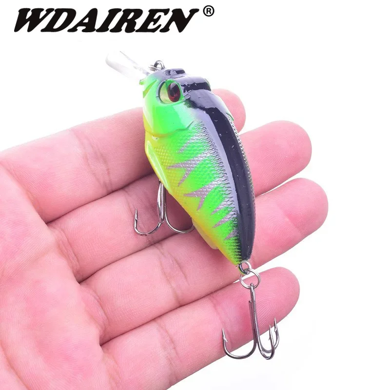 1 Pz 7 cm 10g Crankbait Richiamo di Pesca Esca Dura Artificiale ...