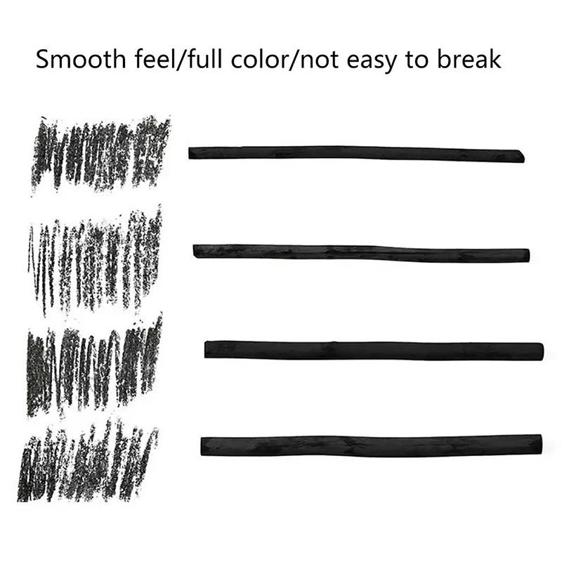 Crayon graphite,Crayons de dessin professionnels,barre de charbon de ...