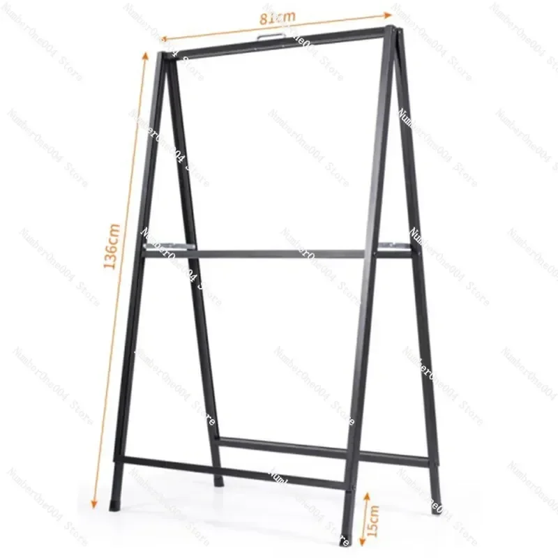Portable-Outdoor-Display-Board-Rack-Iron-Poster-Rack-Folding-Double ...