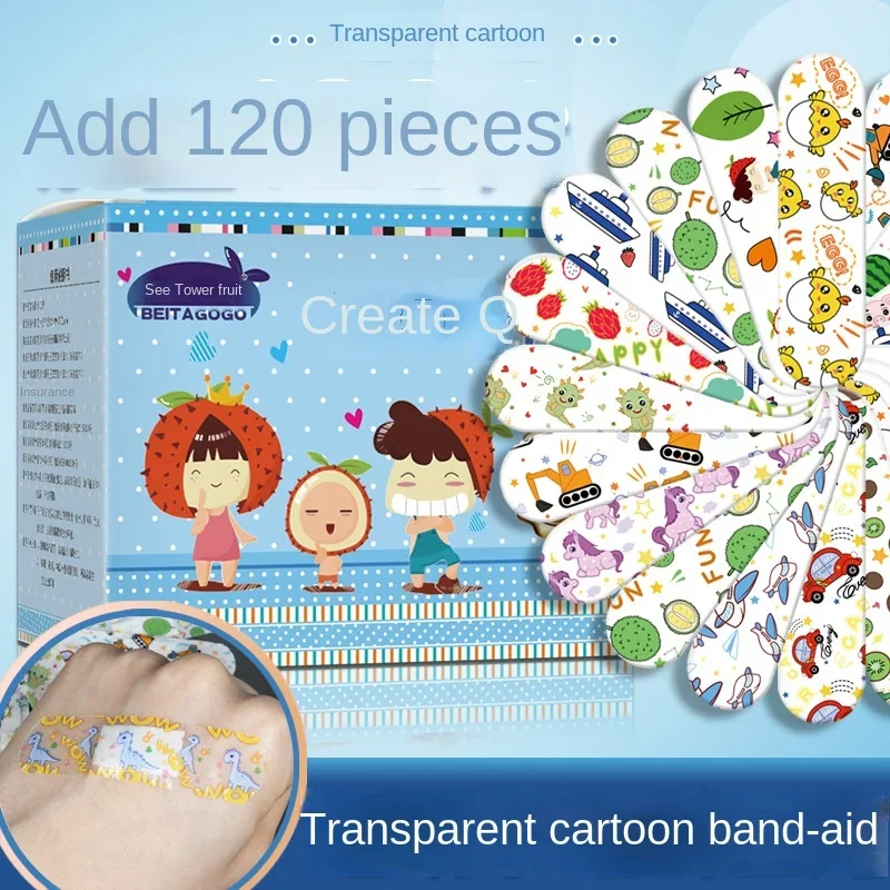100-pcs-lot-Cute-Cartoon-Patterned-Waterproof-Adhesive-Bandages-Plaster ...