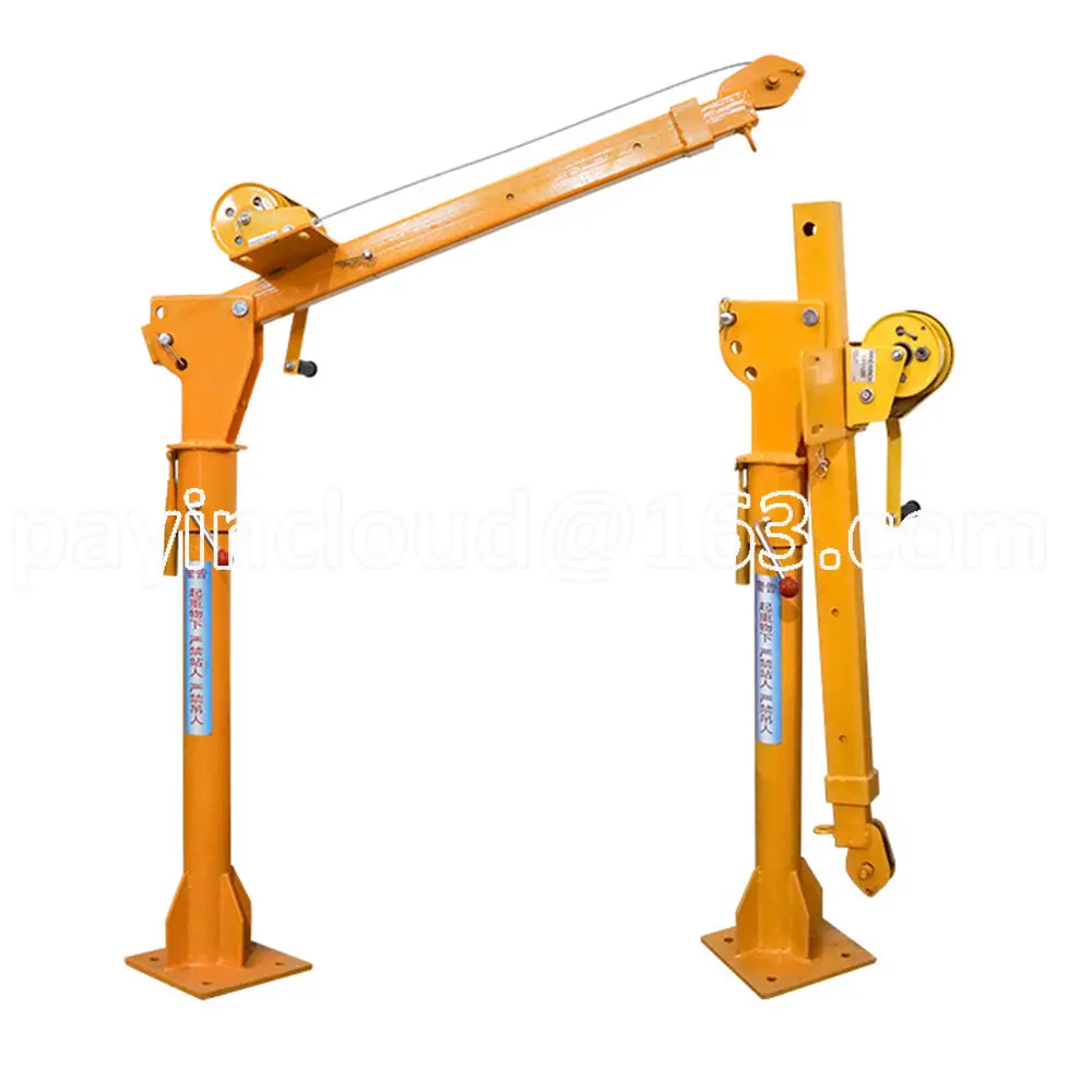 Car Crane 1000KG 12V24V Truck Mounted Crane Lifting Machine Cantilever ...