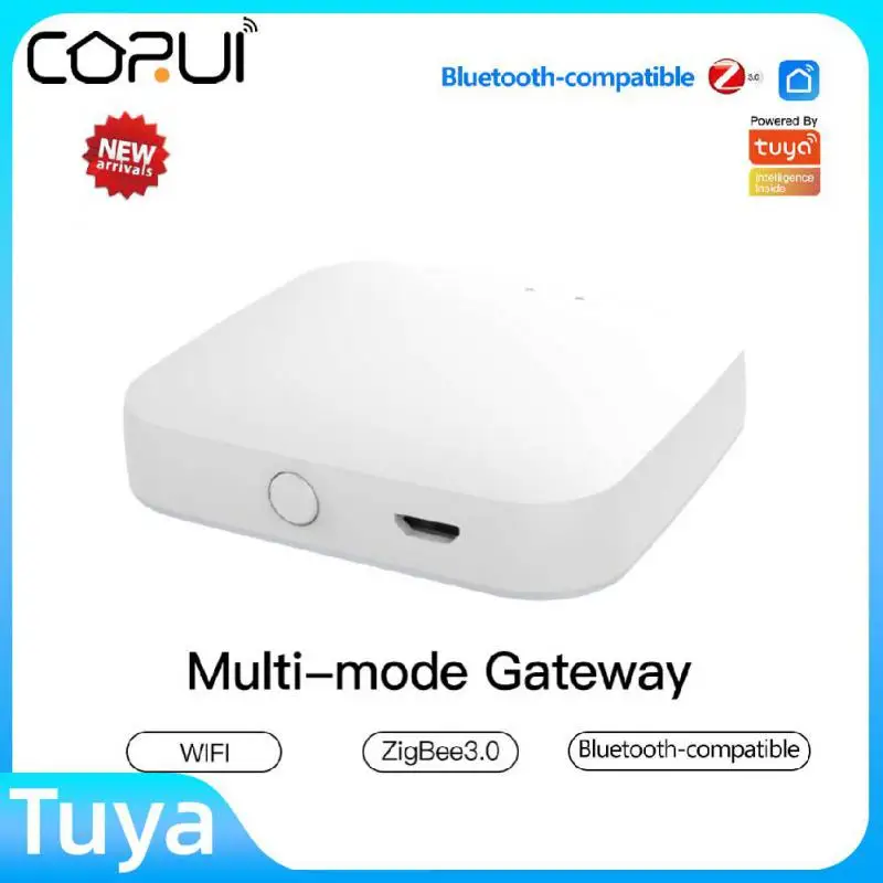 Corui Tuya Zigbee 3.0 Gateway Smart Gateway Multi-mode Mesh Hub ...