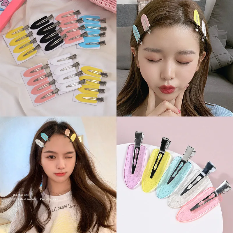6 Pcs Y2k Cream Gel Hair Clip Material DIY Hair Clip for Women Korean ...