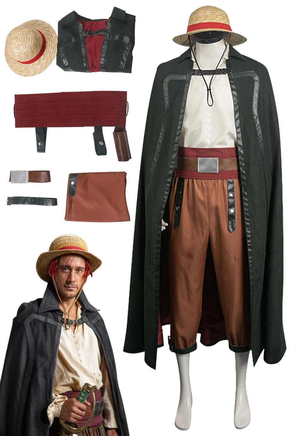 Shanks-Cosplay-Role-Play-Live-Action-TV-One-Cosplay-Piece-Costume-Men ...