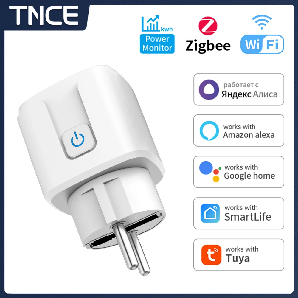 Tuya-WIFI-Smart-Socket-EU-16A-20A-Wifi-Zigbee-Smart-Plug-With-Power ...