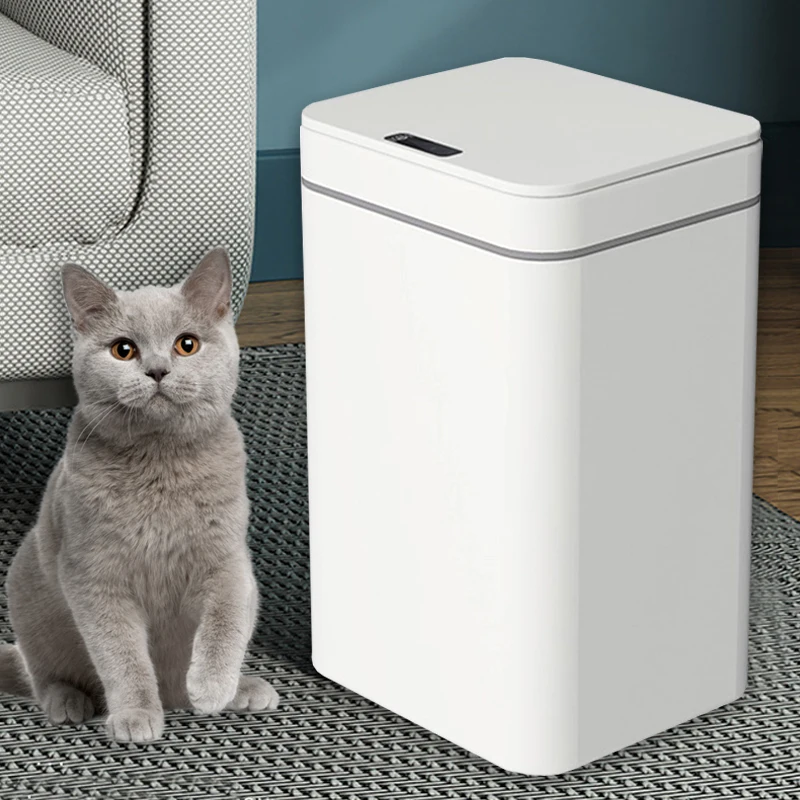 16l Smart Sensor Garbage Bin Kitchen Bathroom Toilet Trash Can ...