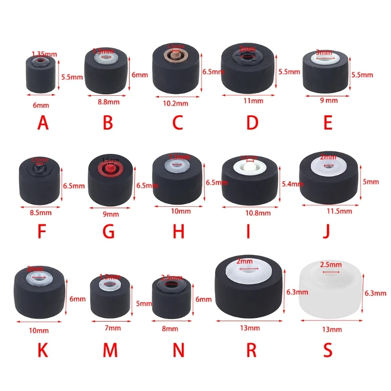 Tape-Recorder-Belt-Pulley-Wheel-Deck-Audio-Pressure-Recorder-Press ...
