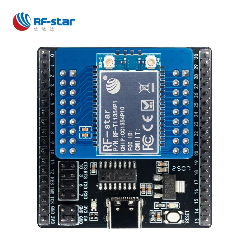 CC1354P10/CC1352P7/CC1352R Development Board Zigbee Bluetooth Test ...
