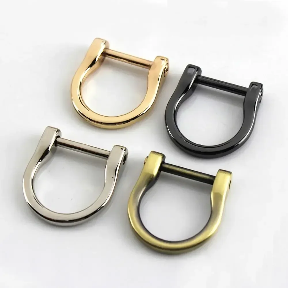 1piece-Metal-Detachable-removable-open-screw-D-Ring-buckle-shackle ...