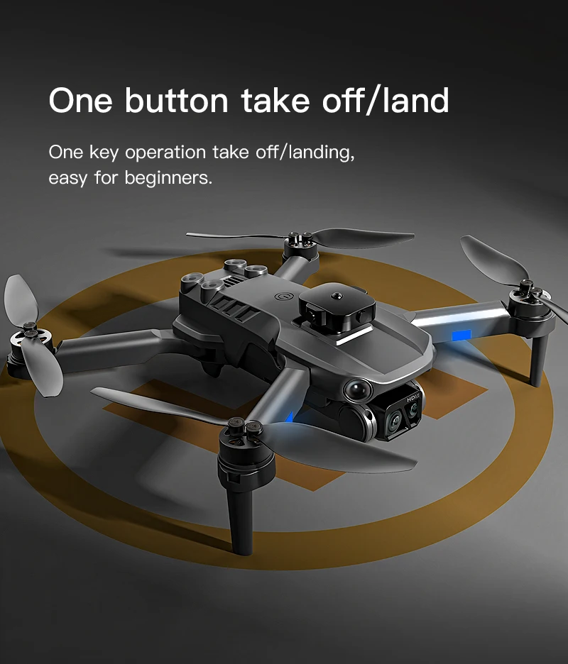 2023 New Genai H9 Obstacle Avoidance 360°Drone Dual HD Camera ...