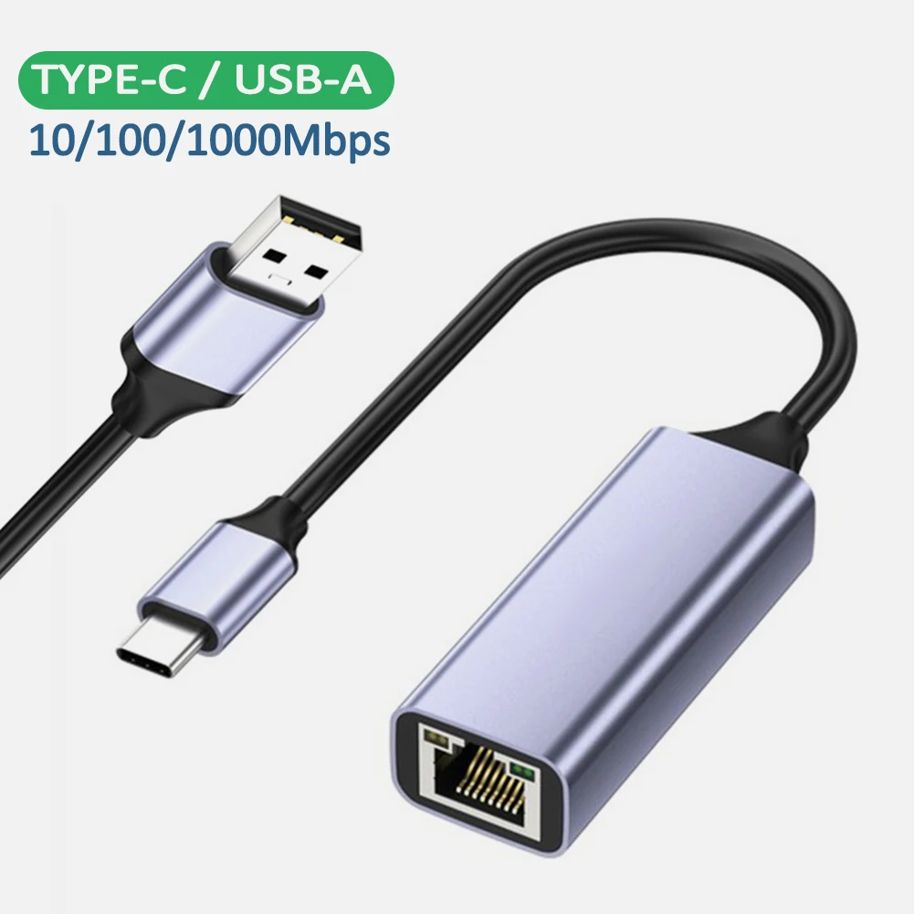 USB-TYPE-C-Ethernet-Adapter-1000Mbps-Network-Card-USB-3-0-Gigabit-2-5G ...