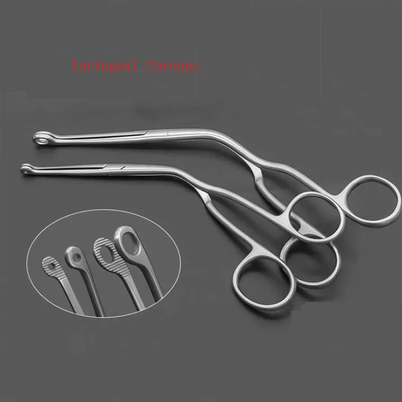 Laryngeal-instruments-Fish-bones-fish-bones-throat-forceps-throat ...