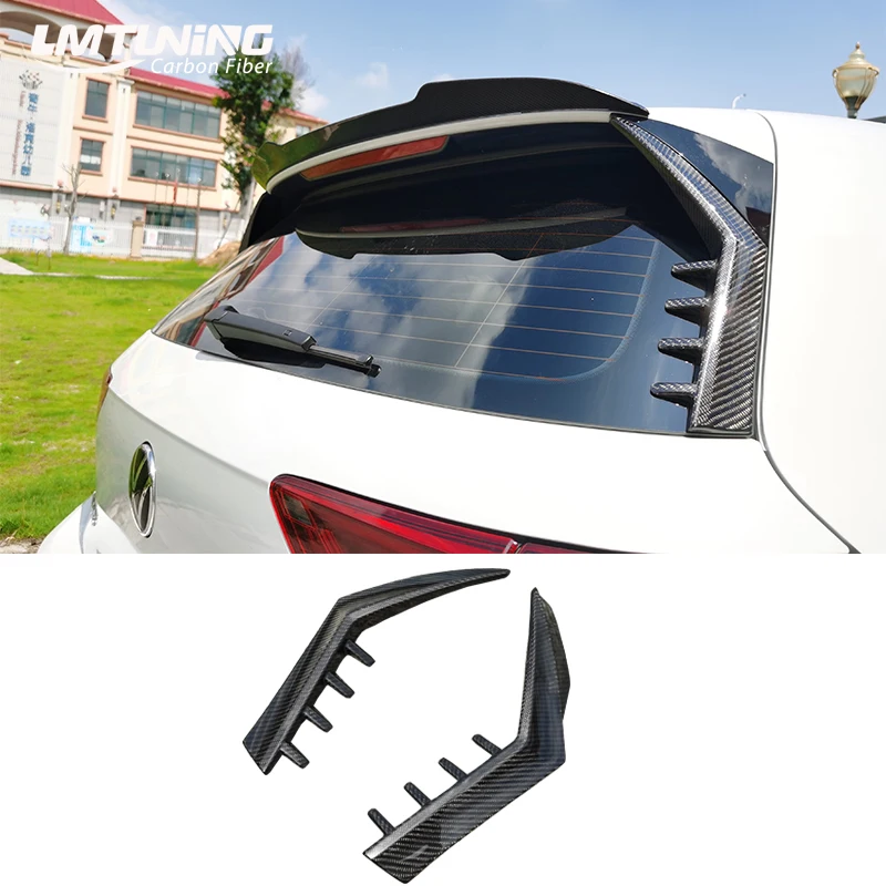For-VW-Golf-2020-2022-GTI-RLine-R8-MK8-MKVIII-Rear-Window-Side-Spoiler ...