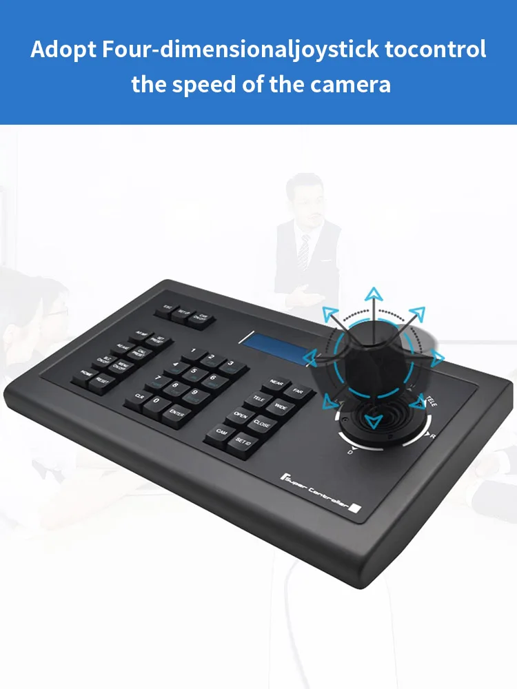Keyboard PTZ Camera Controller Joystick RS232/422 Control Ptz Camera ...