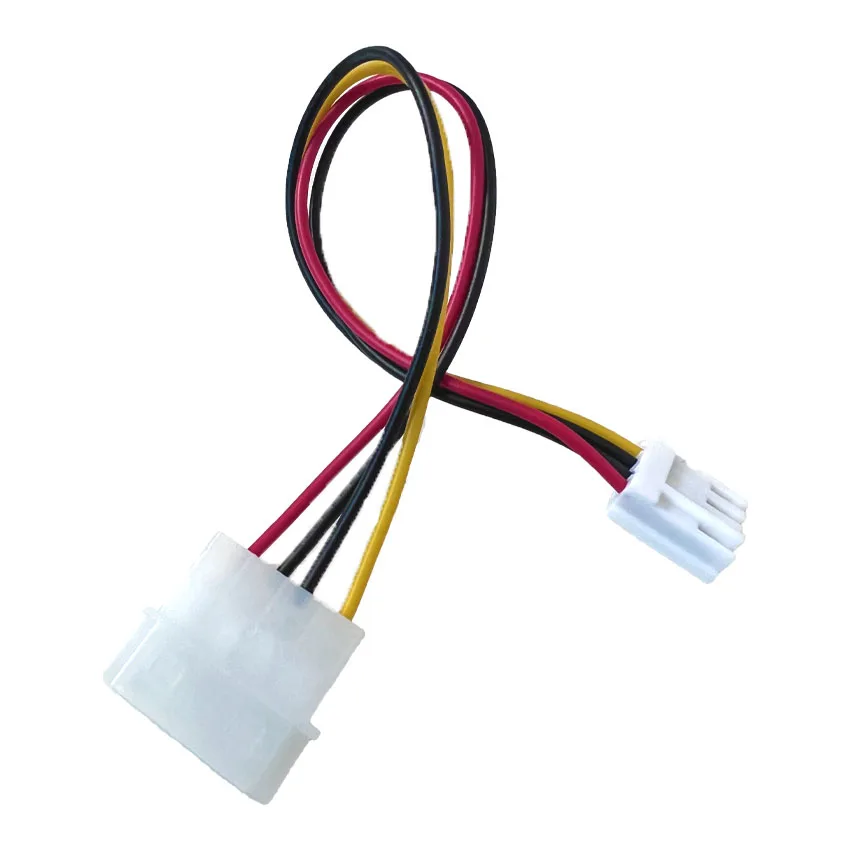 4 Pin Molex To 3.5 Floppy Drive Fdd Internal Power Cable Adaptor 20cm ...