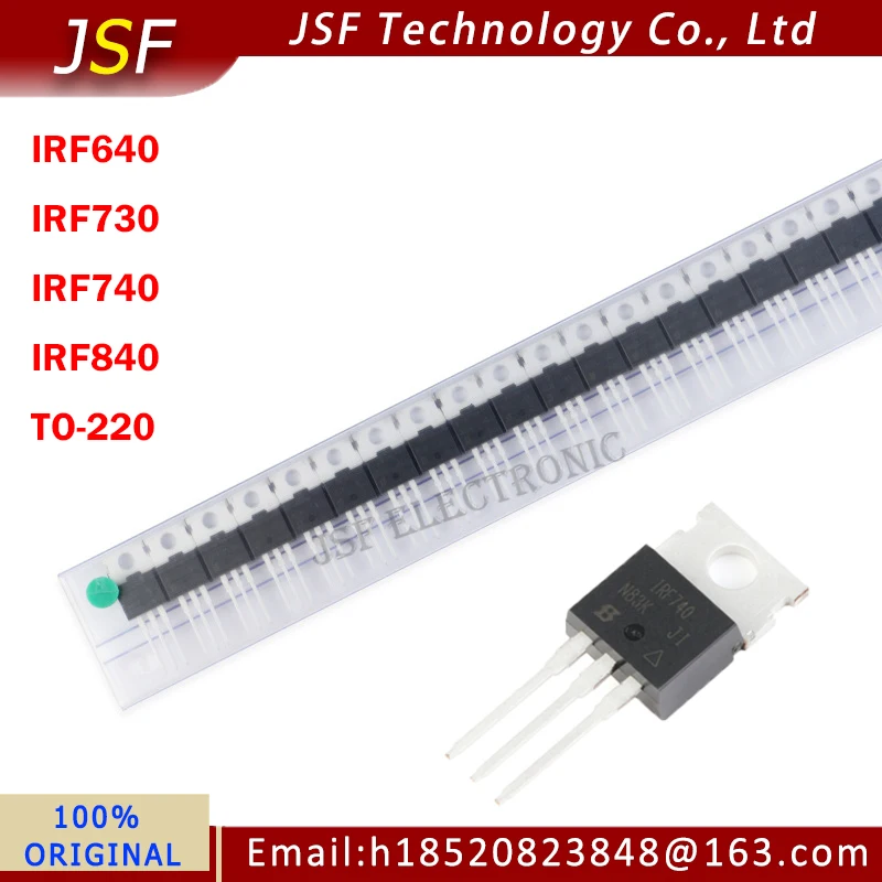 10/100Pcs IRF740 IRF730 IRF640 IRF840 PBF IRF740PBF Transistor TO-220 ...