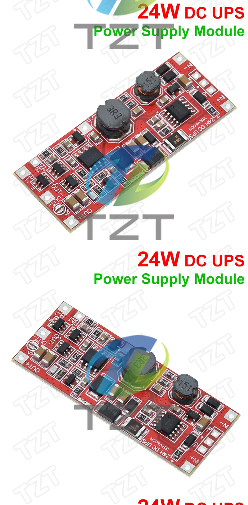 TZT DC 12V/15V 24W 1A UPS Power Supply Module Uninterruptible Power ...
