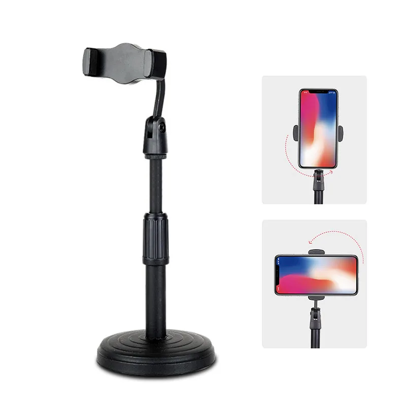 Mobile Phone Holder Stand 360 Rotate for Desktop Facetime Live ...