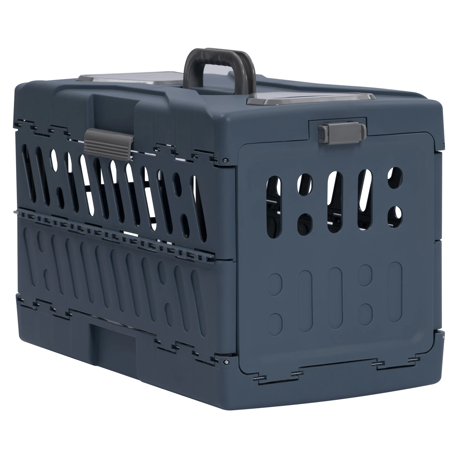 Cat-Transport-Box-Pet-Travel-Carrier-Small-Dog-Box-Foldable-Portable ...