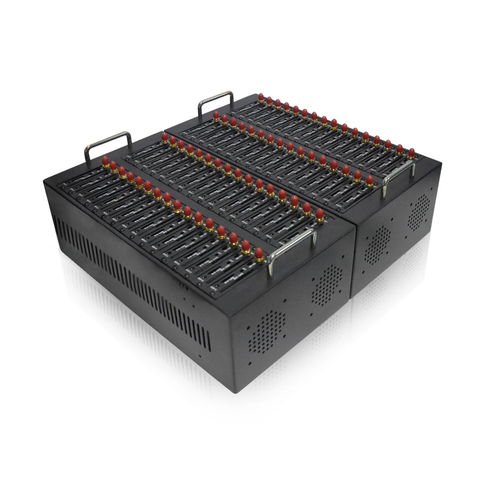 Sim Box Gsm Modem 64 Sim Cards Slots With Management Software Bulk Sms ...
