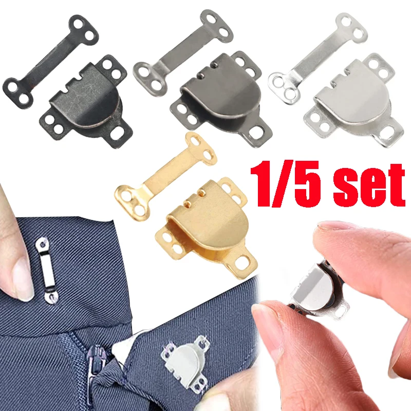 Metal-Hand-Sewn-Pants-Hook-Invisible-DIY-Sewing-Cloth-Tool-Fastener ...