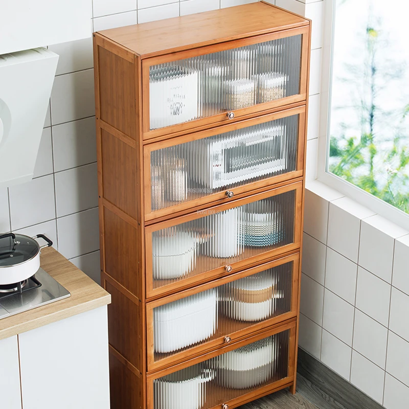 Multi-layer Kitchen Cabinets Racks Nordic Simple Kitchen Furniture ...