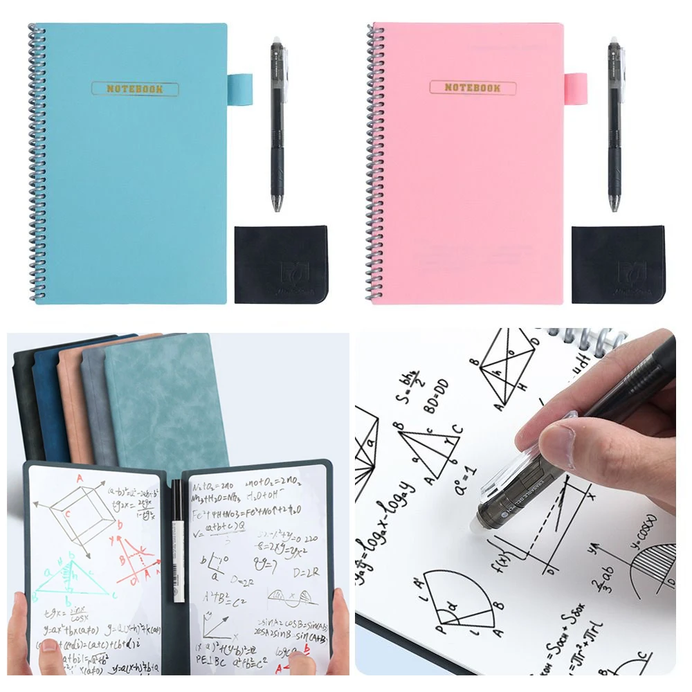 Port-til-A5-apag-vel-Notebook-Papel-reutiliz-vel-Smart-Notebook-Sem-Fio ...