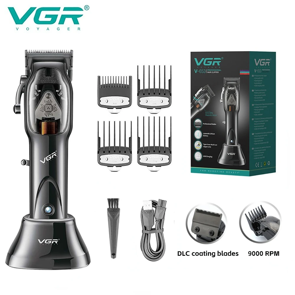 VGR-Hair-Clipper-Professional-Hair-Cutting-Machine-Cordless-Hair ...