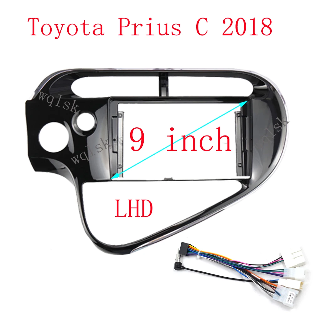 HAOCHEN-2-DIN-9-Inch-Car-Frame-Fascia-Adapter-Decoder-Android-Radio ...