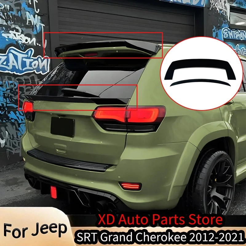 For Jeep SRT Grand Cherokee 2012-2021 Rear Roof Lid Tail Spoiler Middle ...