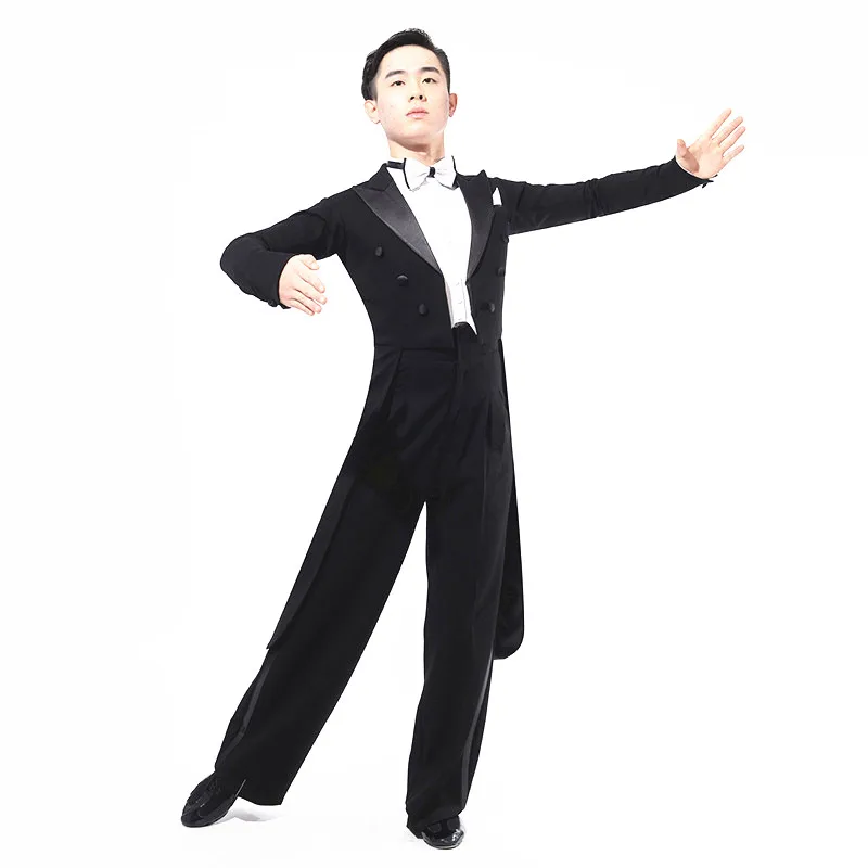 Modern dance waltz competition suit performance suit men's tuxedo ...