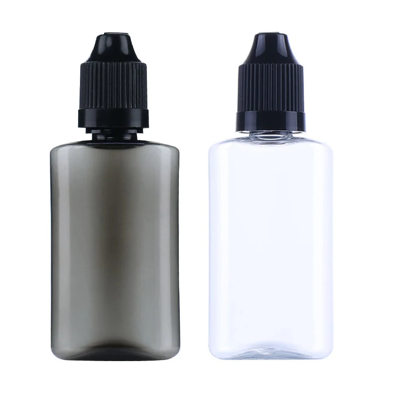 5PCS-30ML-Plastic-Empty-Flat-Dropper-Bottles-Liquid-Vape-Oils-Vials ...