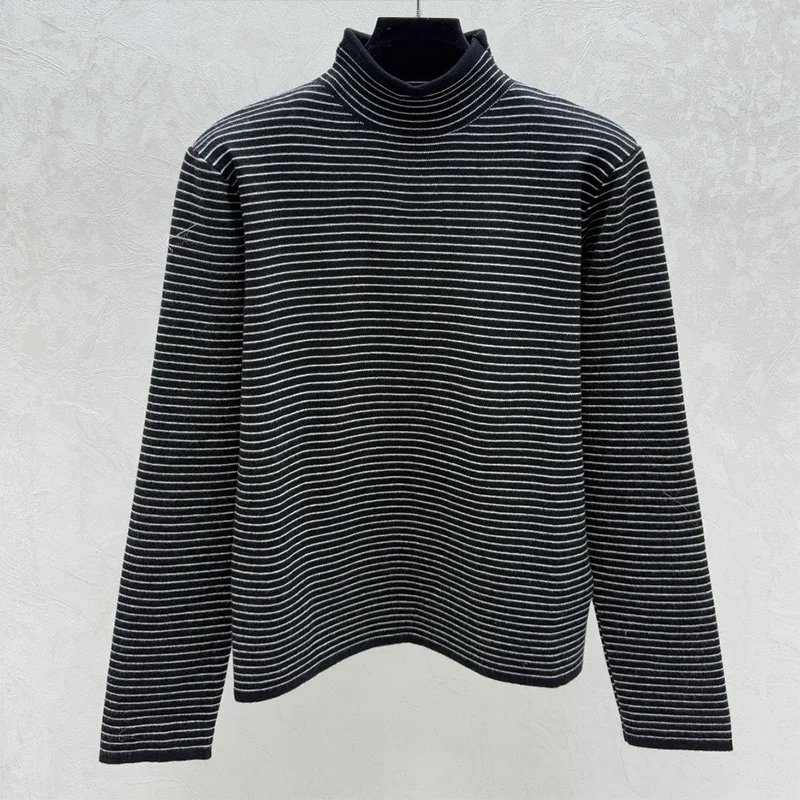 High quality women's autumn winter high neck sweater knitted woman ...