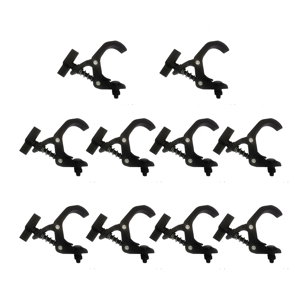 10Pcs Durable 150kg Heavy Duty Light Hooks Alumimun Alloy Clamp 40-60mm ...