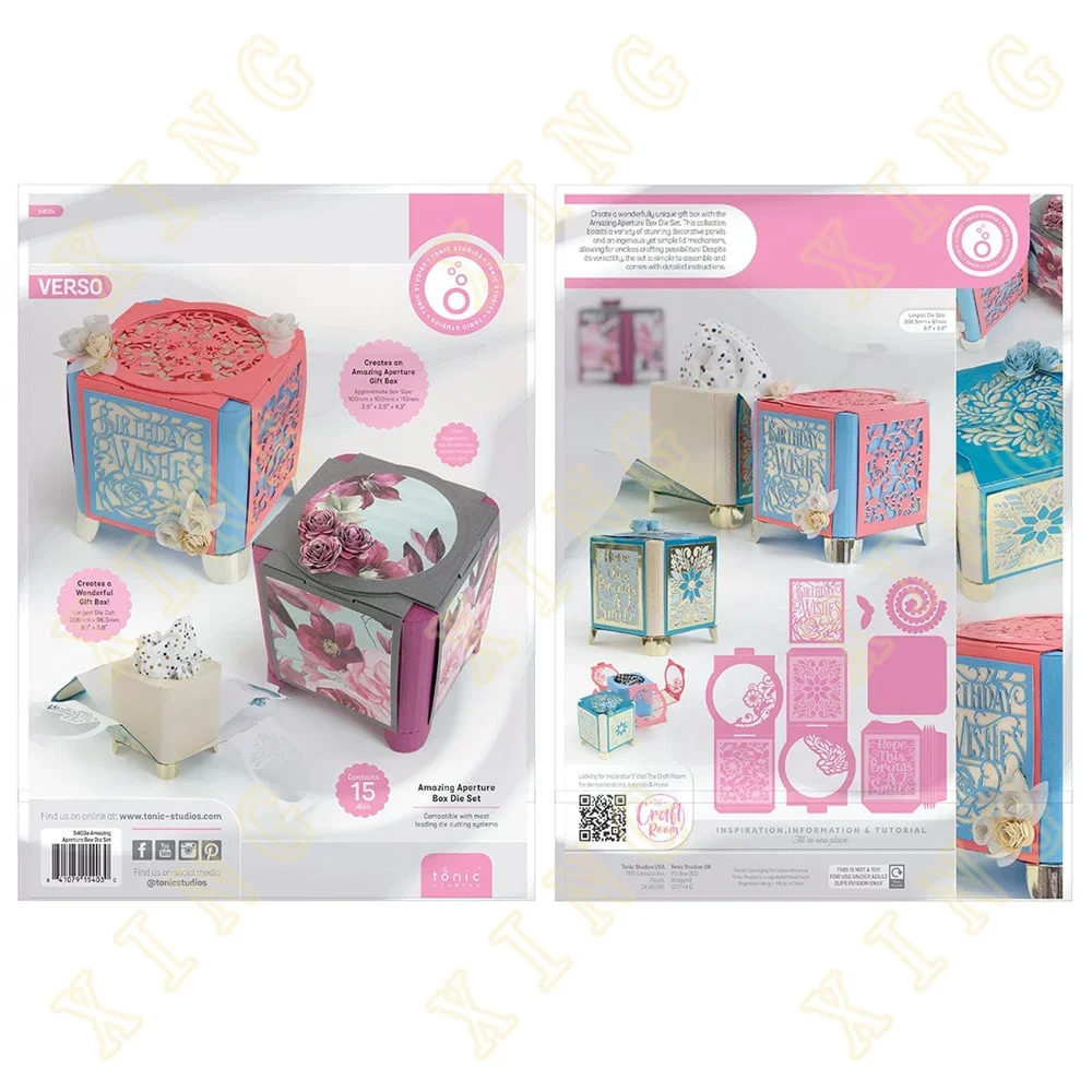 Craft-Metal-Cutting-Dies-Amazing-Aperture-Box-Mold-Scrapbook-Cut-Die ...