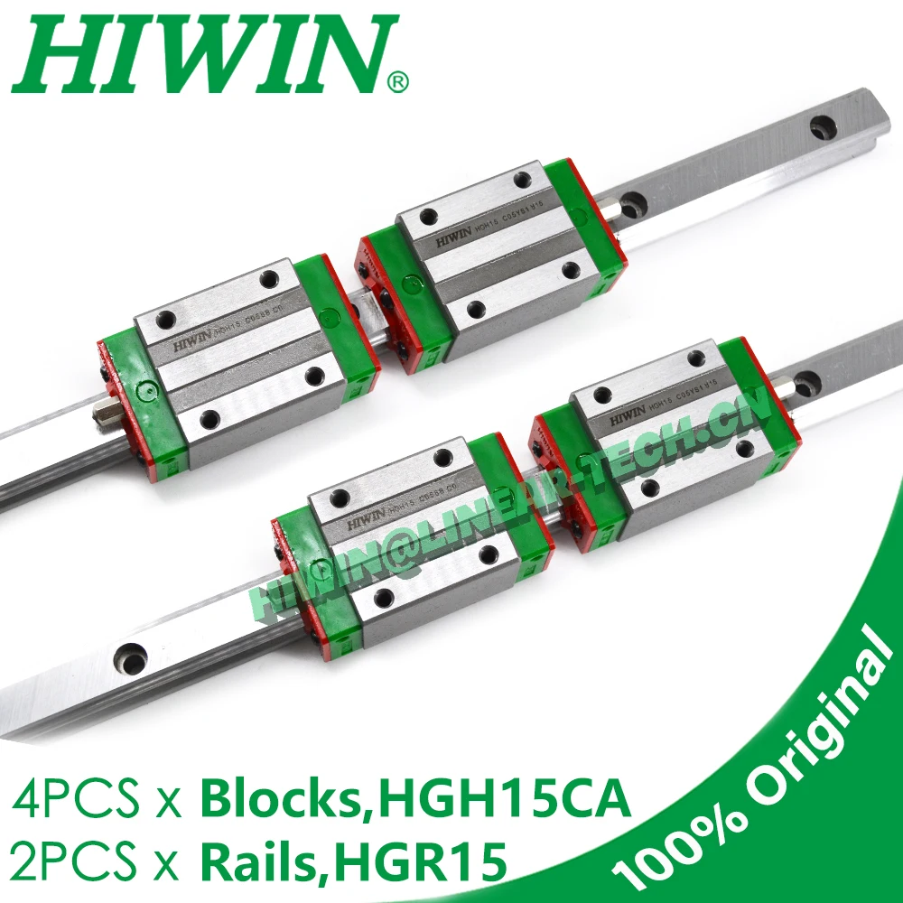 Genuine-HIWIN-HGR15-Linear-Guide-200-300-400-500-600-700-800-900-1000 ...