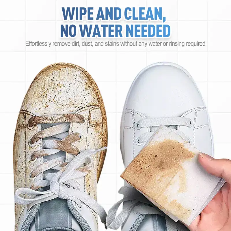 Disposable Shoes Cleaning Wipes Portable White Shoes Cleaning Care ...