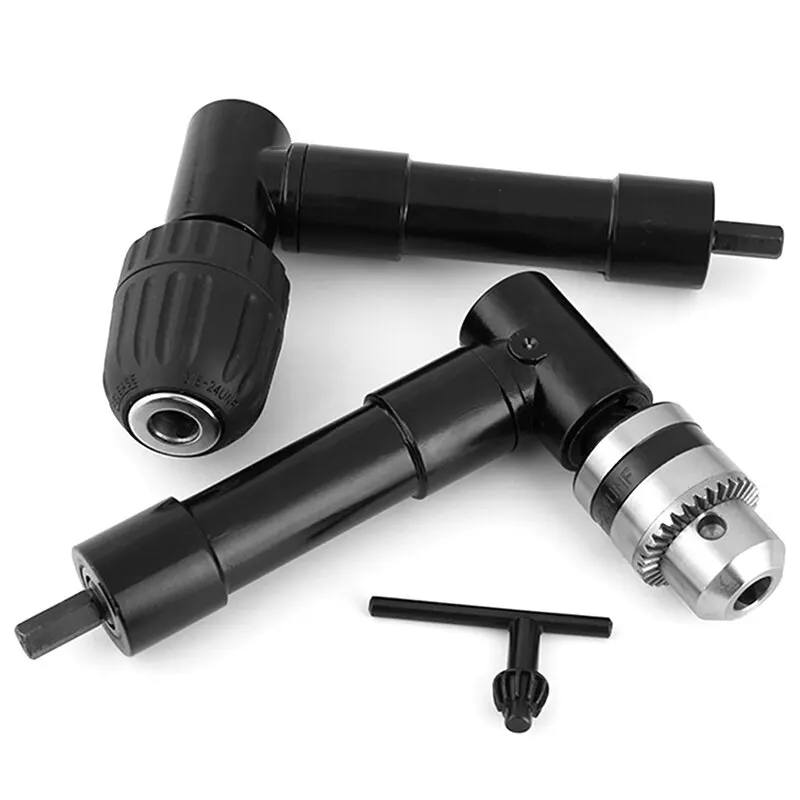 90-Degree-Black-Right-Angle-Electric-Drill-Corner-Tool-Aluminum-Alloy ...