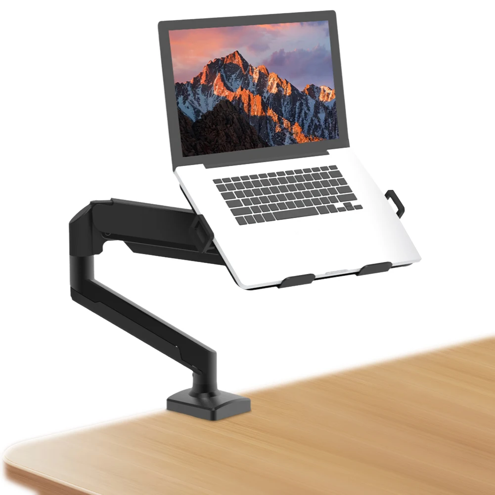 Laptop Mount Clamp-on Grommet Mounting Laptop Tray Stand Single Laptop ...