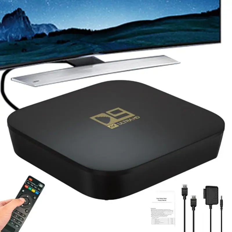 New Smart TV Box D9 10.0 Set Top 2.4G 5G WIFI 905 Core 4K HD 8GB Video ...