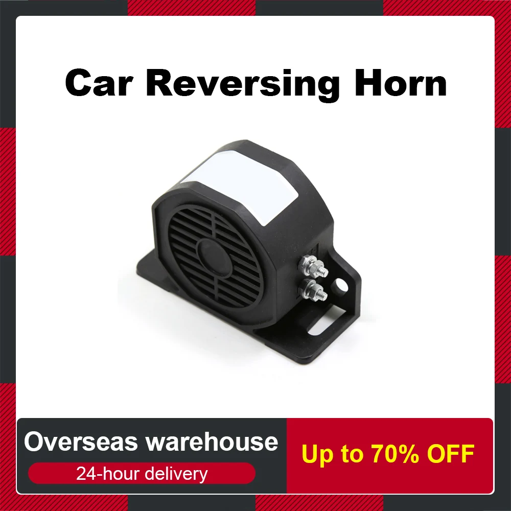 Car Reversing Horn 30W 110dB 12V-80V DC Waterproof Alarm Speaker Buzzer ...