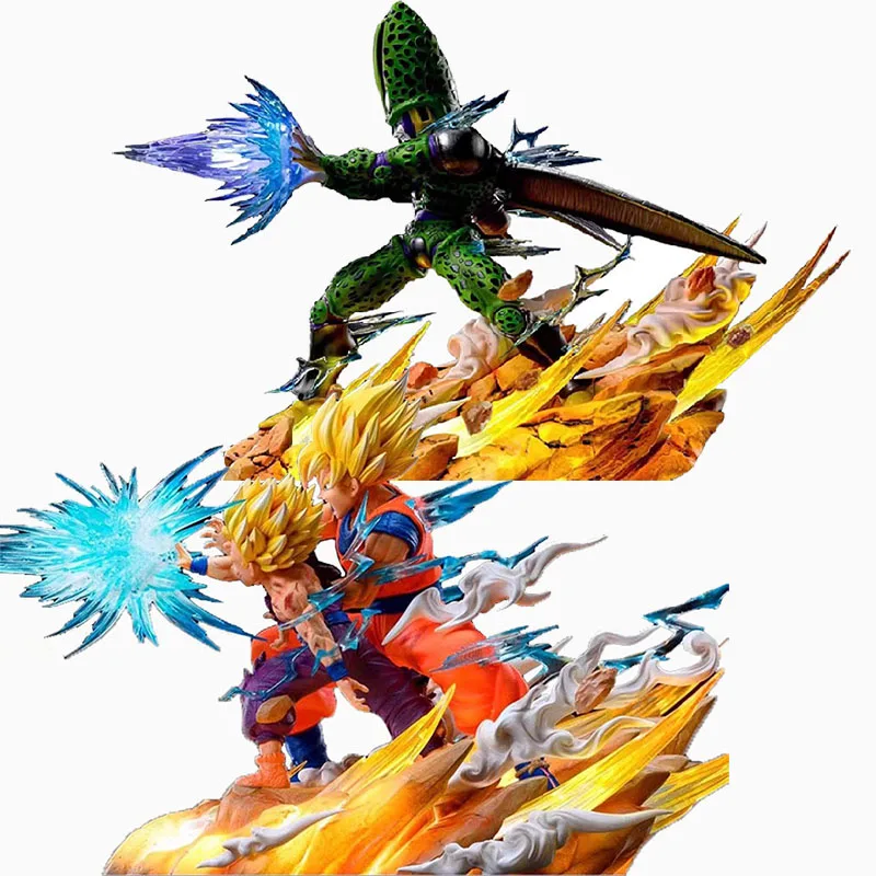 Goku Super Saiyan Vs Cell
