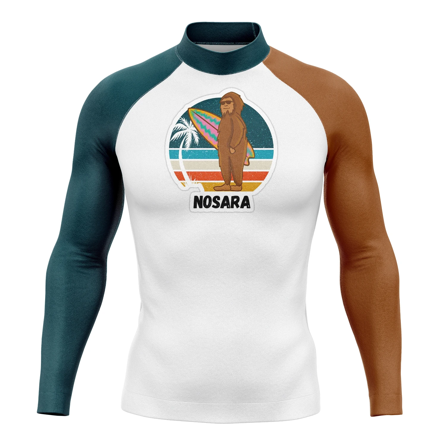 Nova-nosara-surf-camisa-unisex-casal-surf-t-shirts-rashguard-prote-o-uv ...