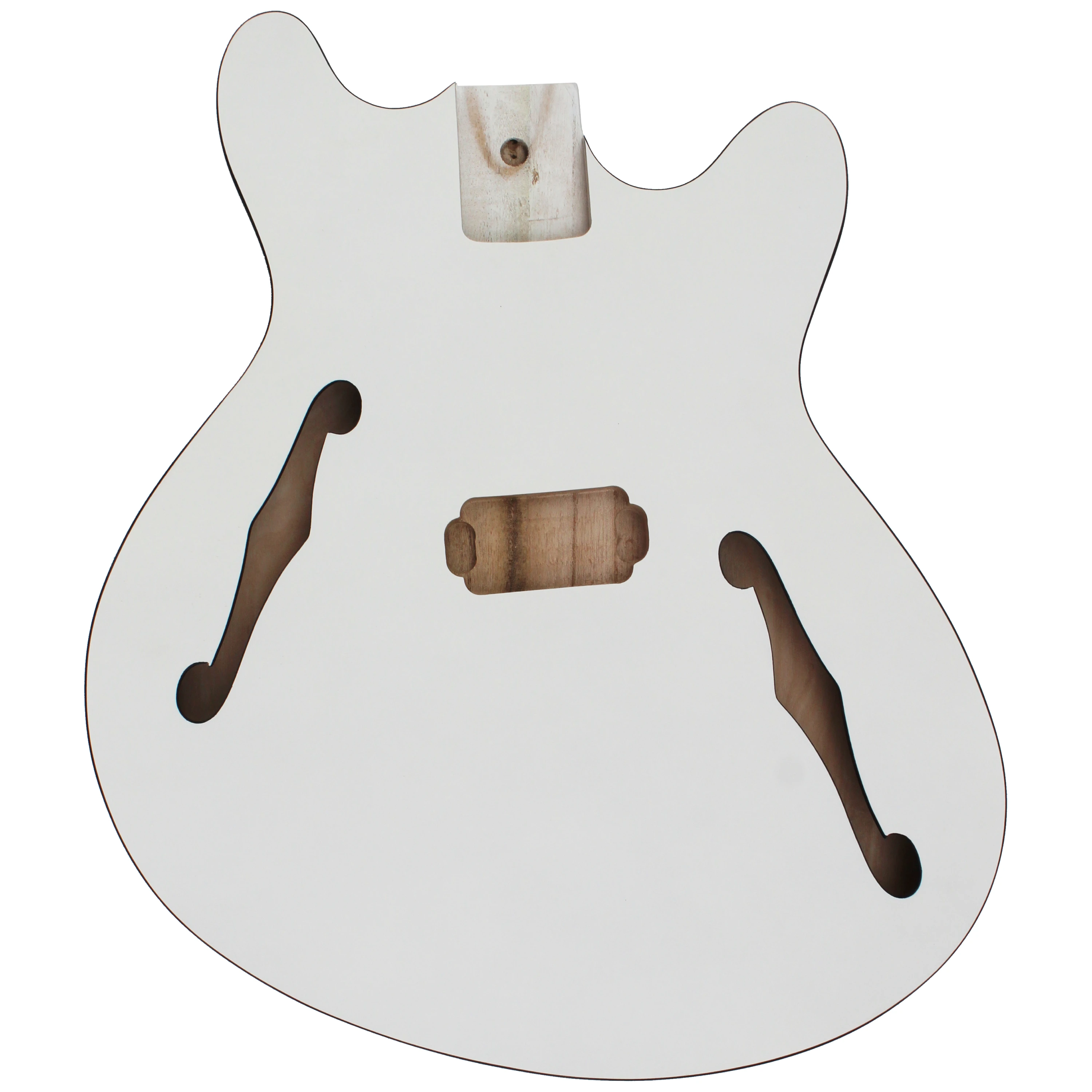 Starcaster-Body-for-Jazz-Guitar-Black-Binding-Guitar-body-in-White ...