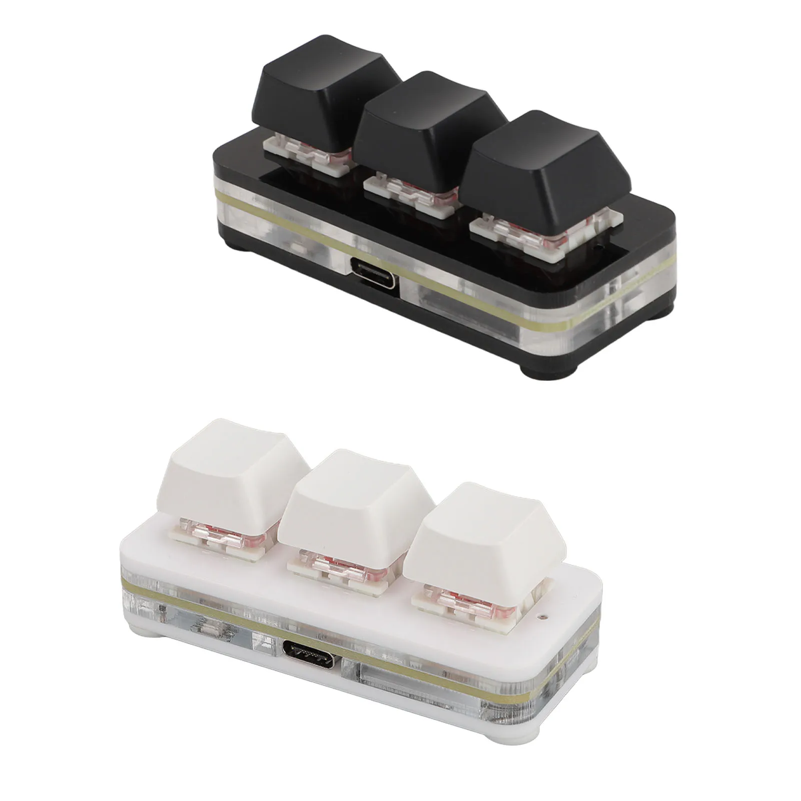 3-Keys-RGB-Customized-Programmable-Keypad-Type-C-Wired-Red-Switch ...