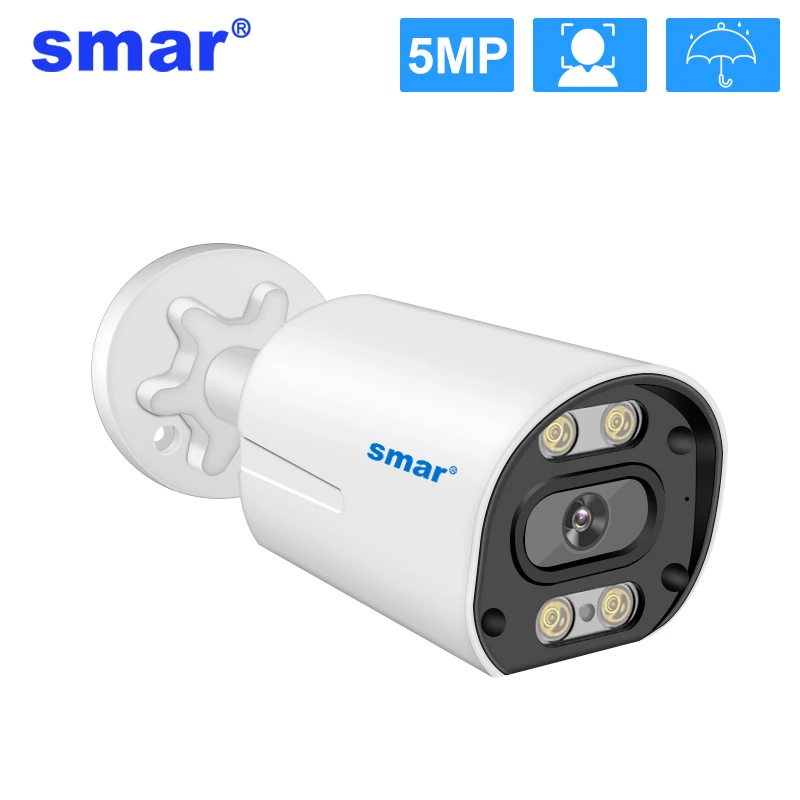 Smar 4k Poe Ip Camera Xmeye Icsee 8mp 5mp Outdoor Face Detection Dual ...
