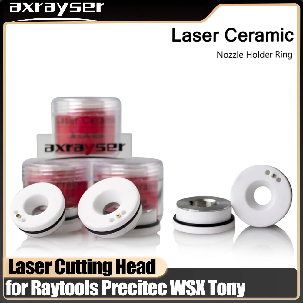 Laser Ceramic Ring For Fiber Cutting Machine D28 32mm Nozzle Holder OEM ...